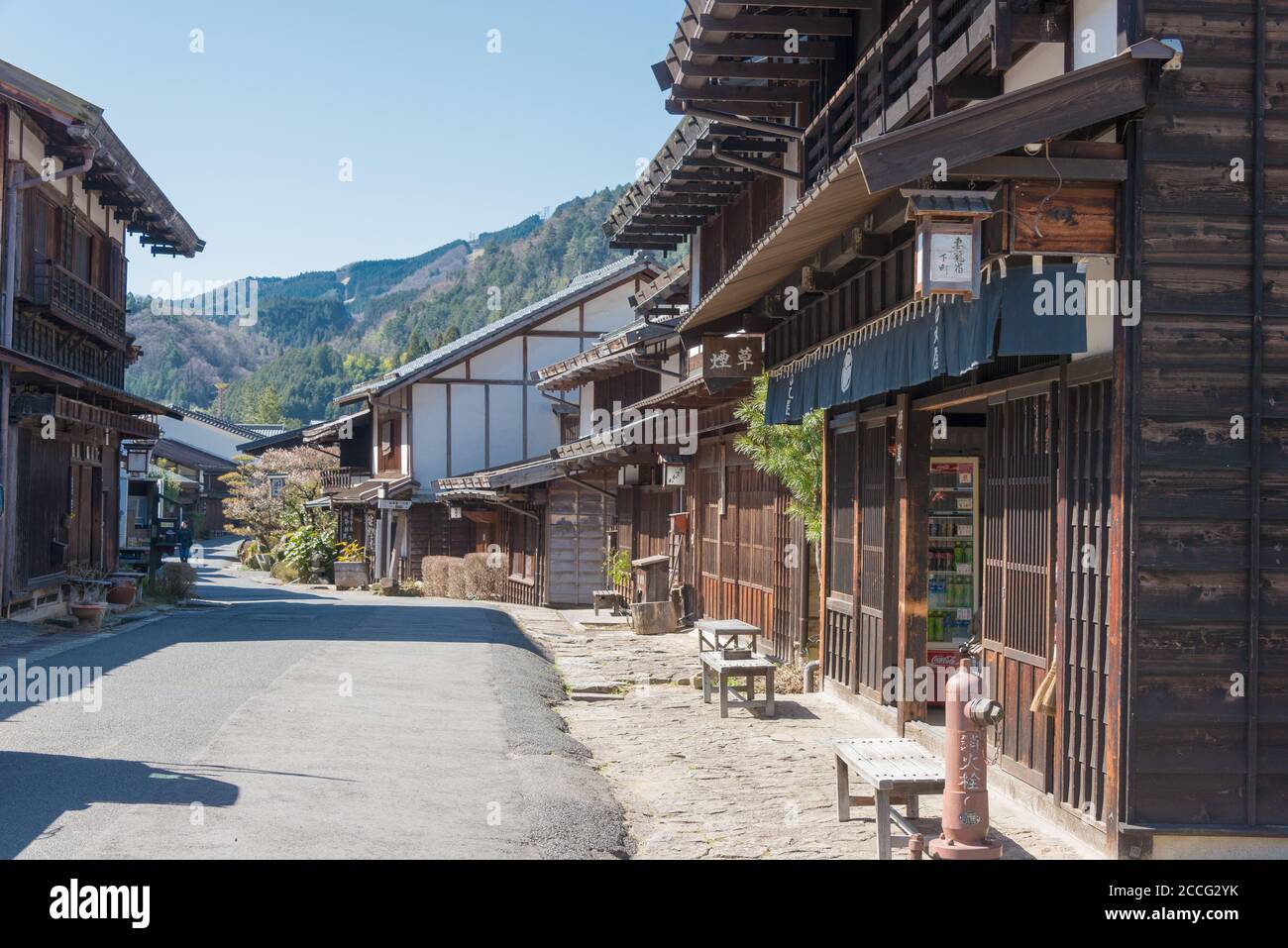 Nagano, Japan - Tsumago-juku in Nagiso, Nagano, Japan. Tsumago-juku was ...