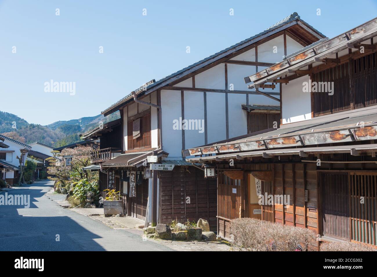 Nagano, Japan - Tsumago-juku in Nagiso, Nagano, Japan. Tsumago-juku was ...