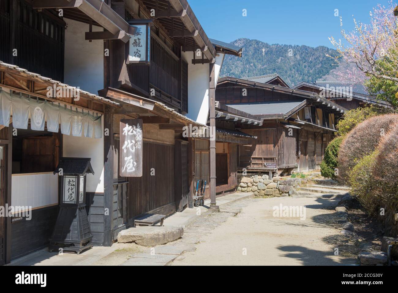 Nagano, Japan - Tsumago-juku in Nagiso, Nagano, Japan. Tsumago-juku was ...