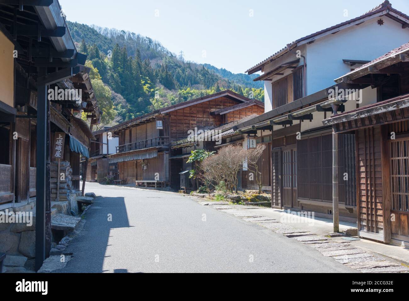 Nagano, Japan - Tsumago-juku in Nagiso, Nagano, Japan. Tsumago-juku was ...