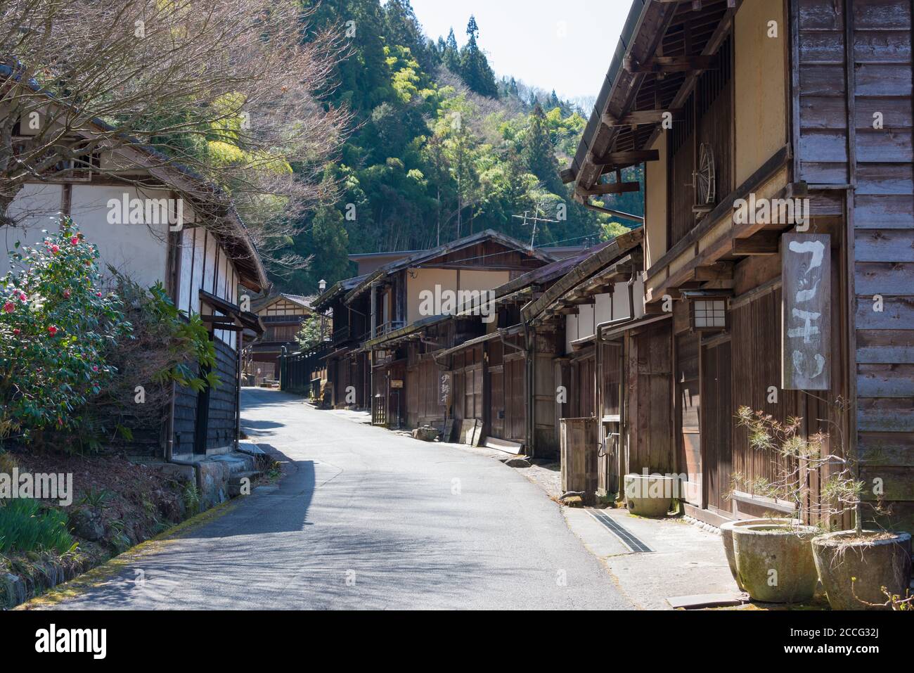 Nagano, Japan - Tsumago-juku in Nagiso, Nagano, Japan. Tsumago-juku was ...