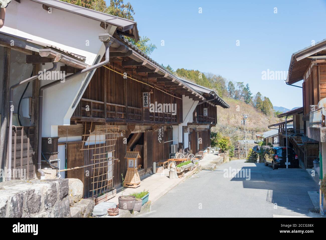Beautiful scenic view from Between Tsumago-juku and Magome-juku on ...