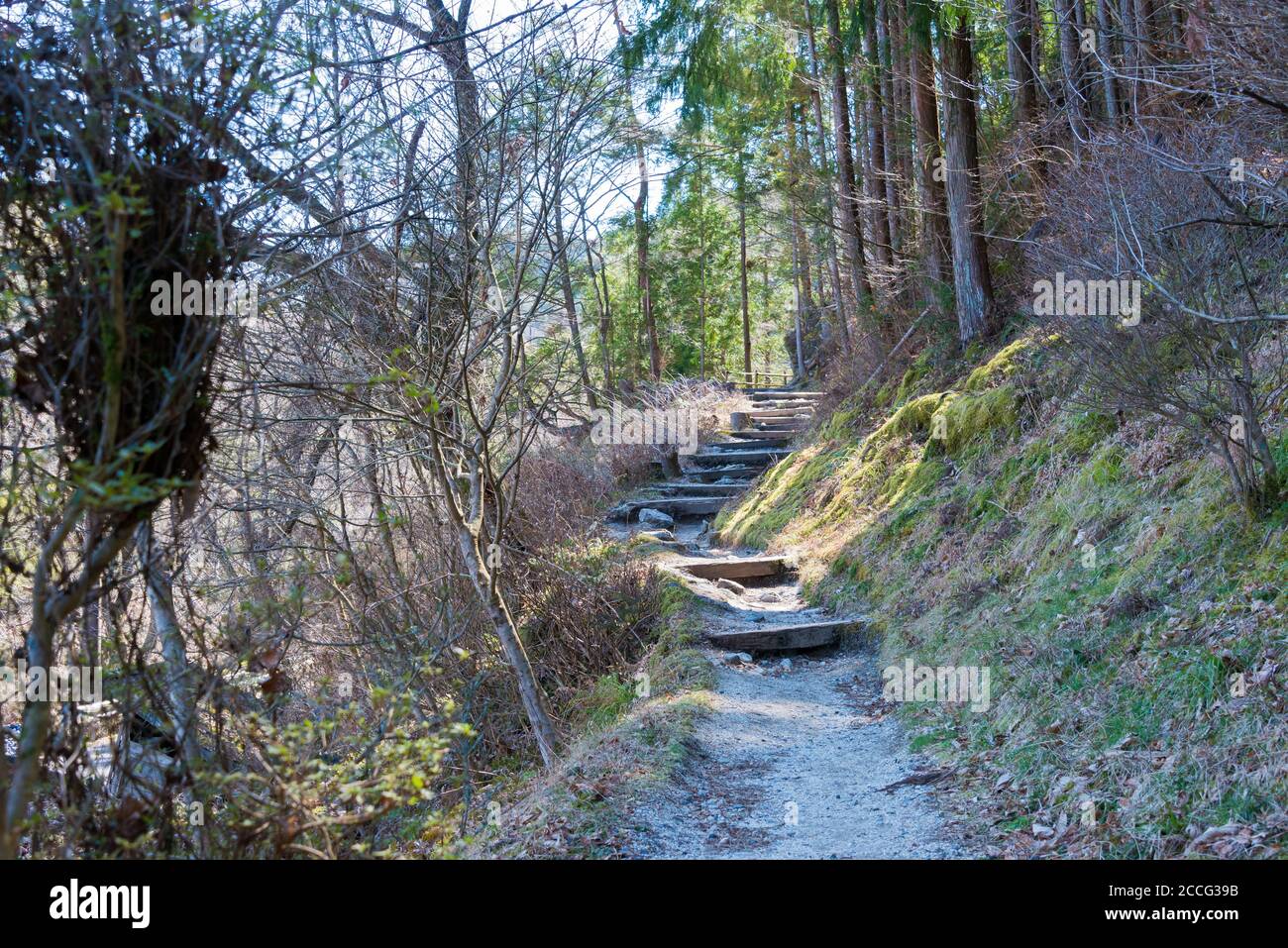 Beautiful scenic view from Between Tsumago-juku and Magome-juku on ...