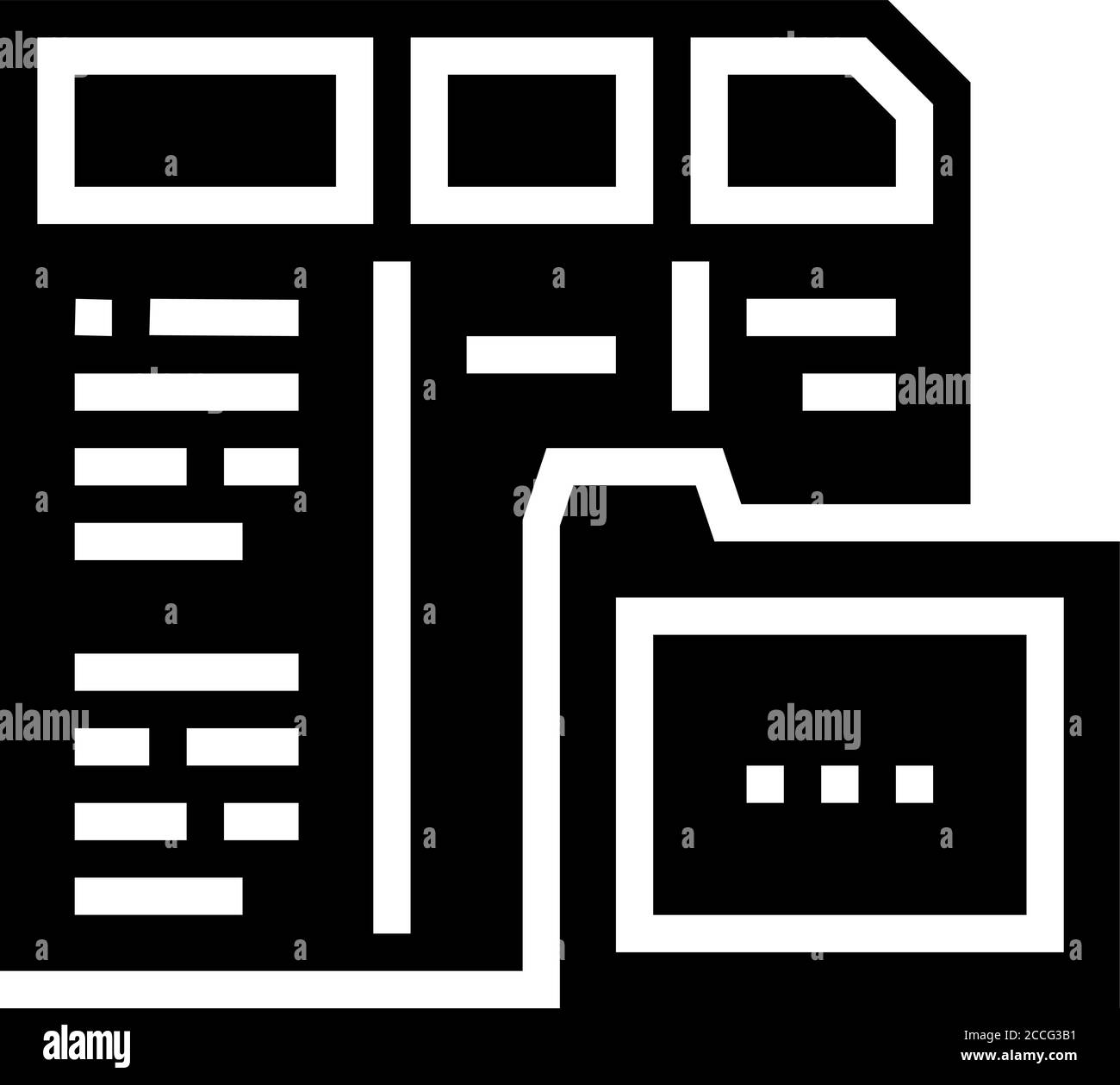 Charts folder icon hi-res stock photography and images - Alamy