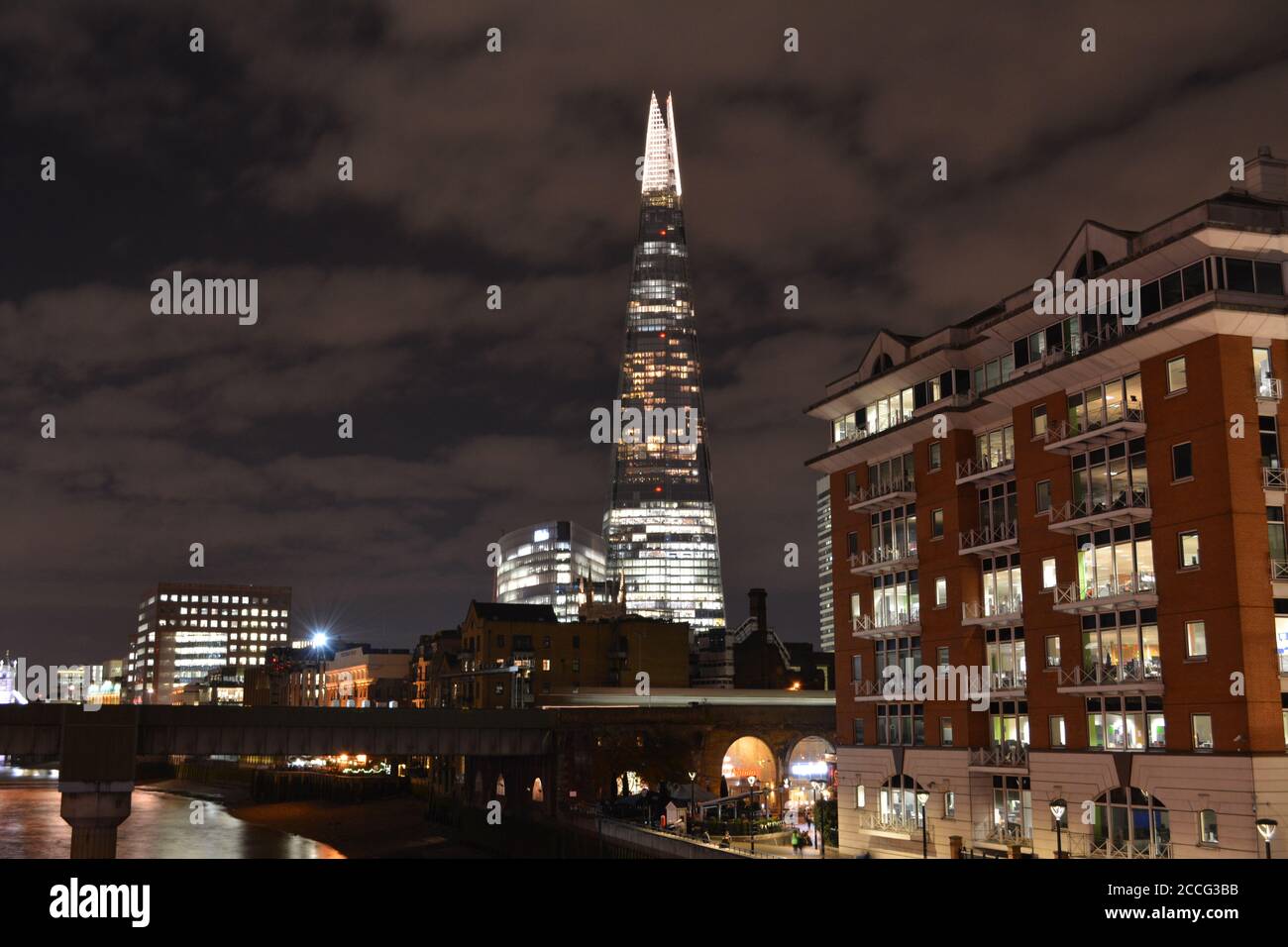 The Shard At Night Stock Photo - Alamy