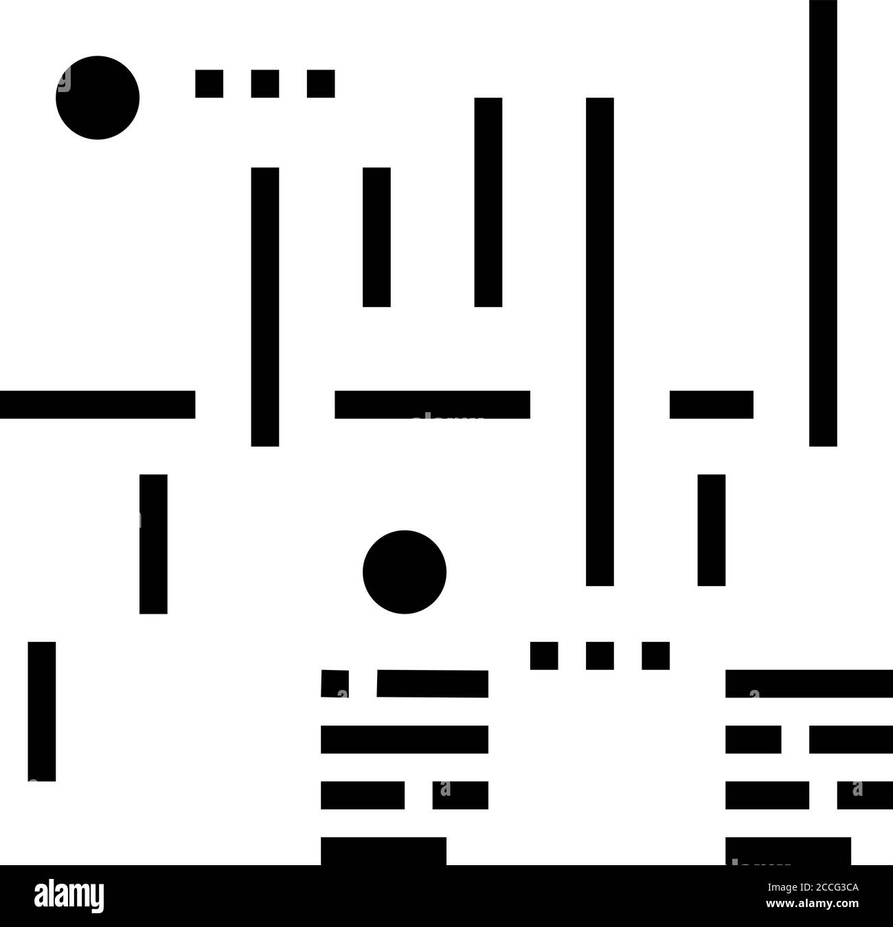 market rate infographic glyph icon vector illustration Stock Vector ...