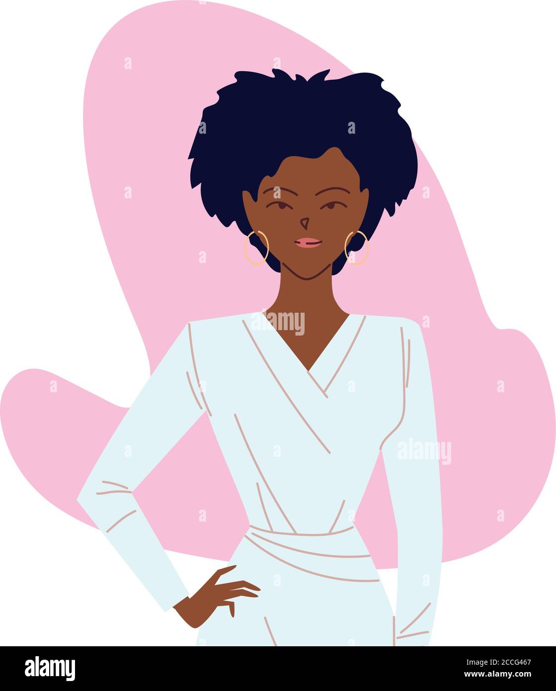 Black businesswoman cartoon design, business fashion and management ...