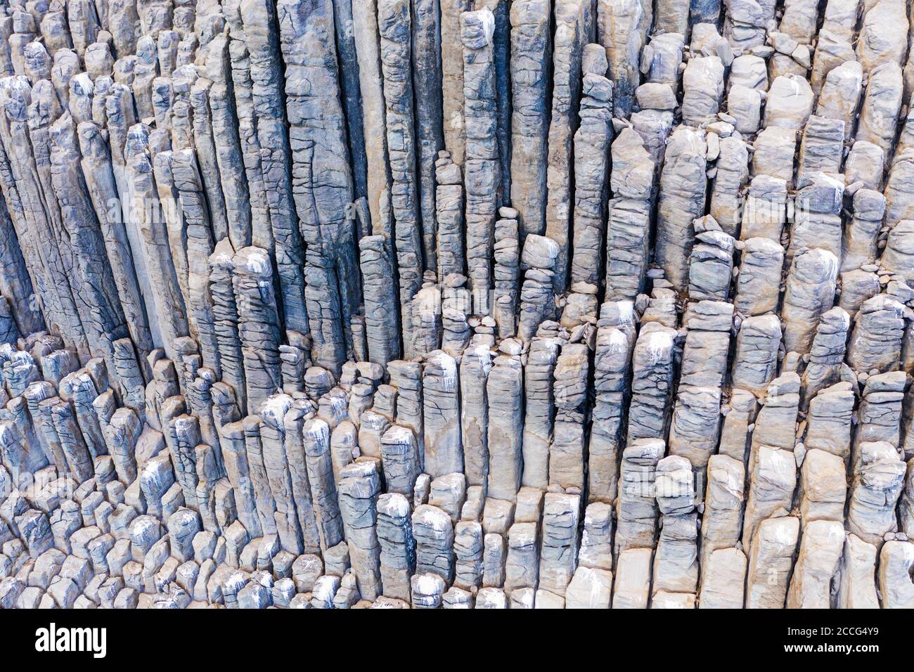 Los Organos basalt rock formation, Organ Pipe Rock, at Vallehermoso ...