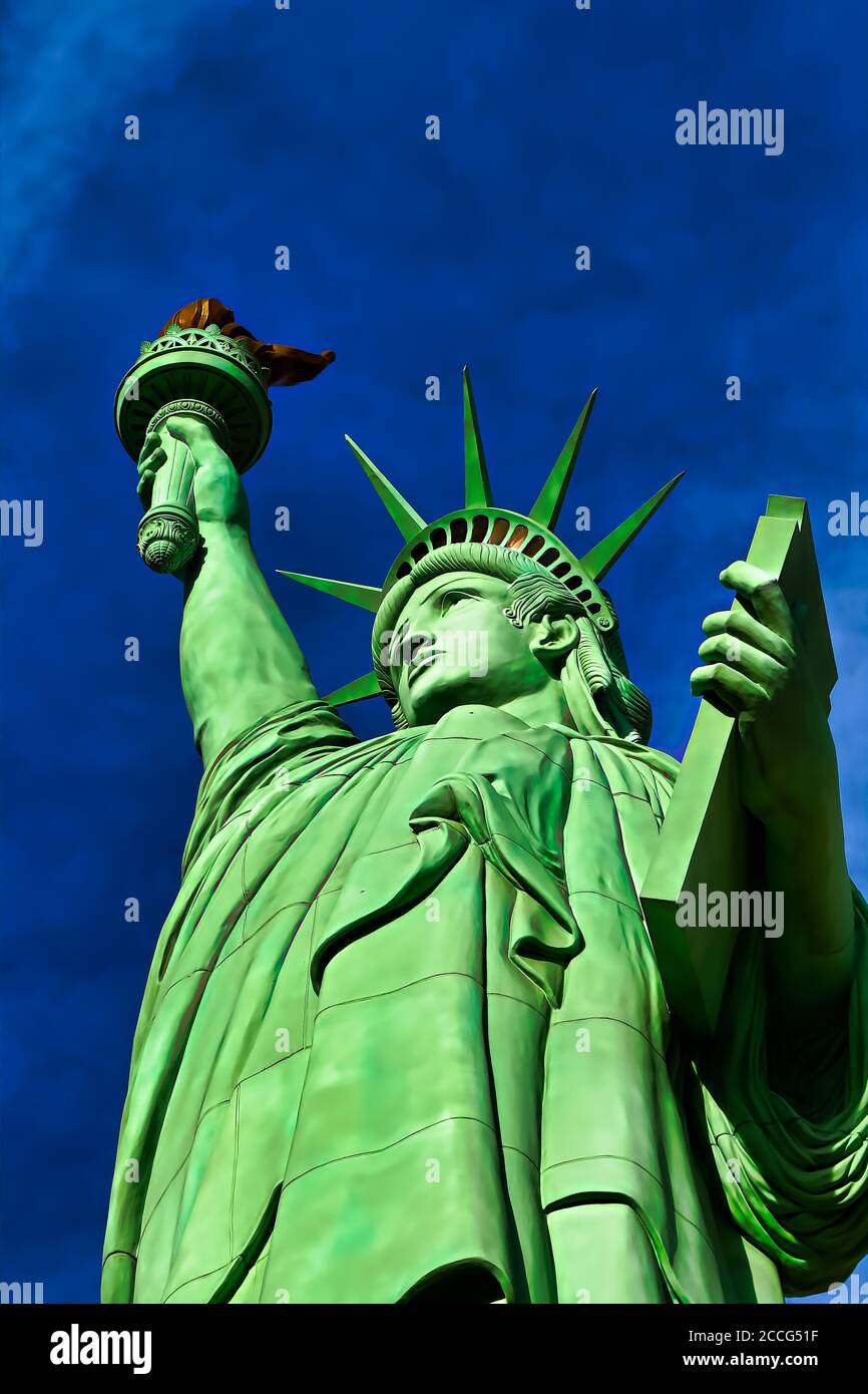 The Statue of Liberty is a colossal copper statue designed by Auguste ...