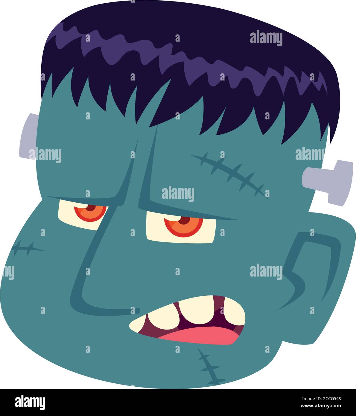 Frankenstein Cartoon Head