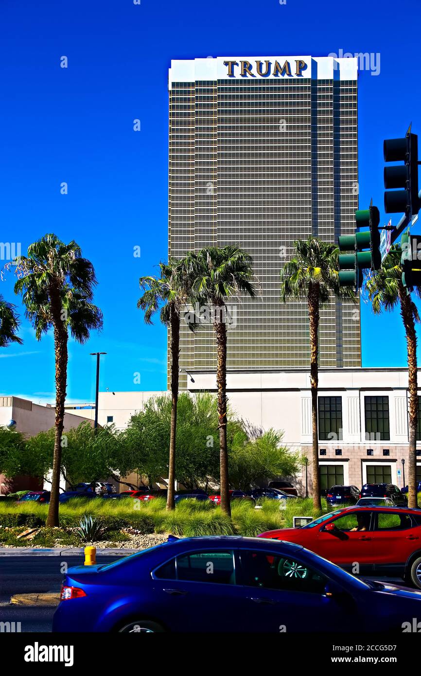 Trump International Hotel in Las Vegas, NV, named for real estate ...