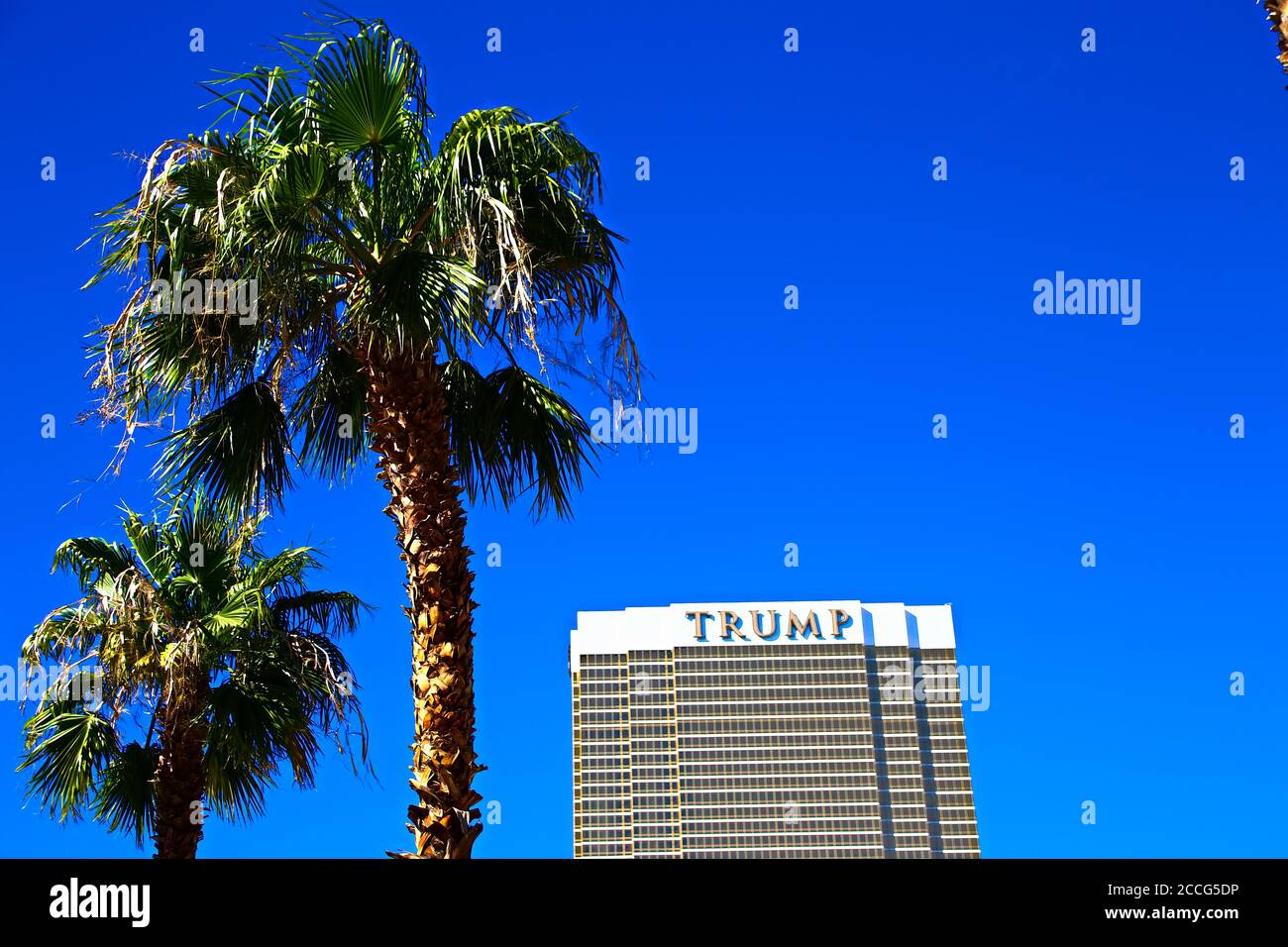 Trump International Hotel in Las Vegas, NV, named for real estate ...