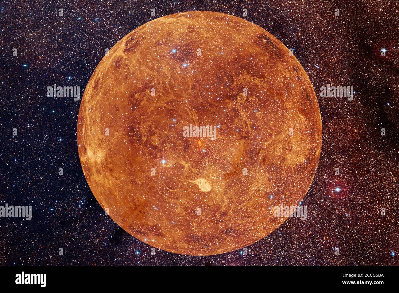Planet Venus. Solar system. Cosmos art. Elements of this image ...
