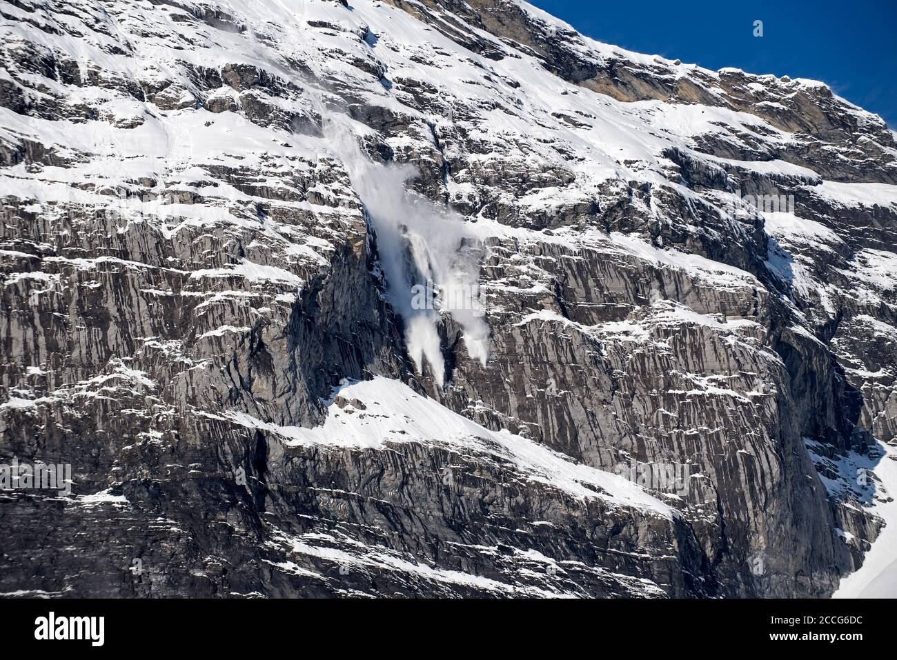 France, Alps, avalanche Stock Photo - Alamy