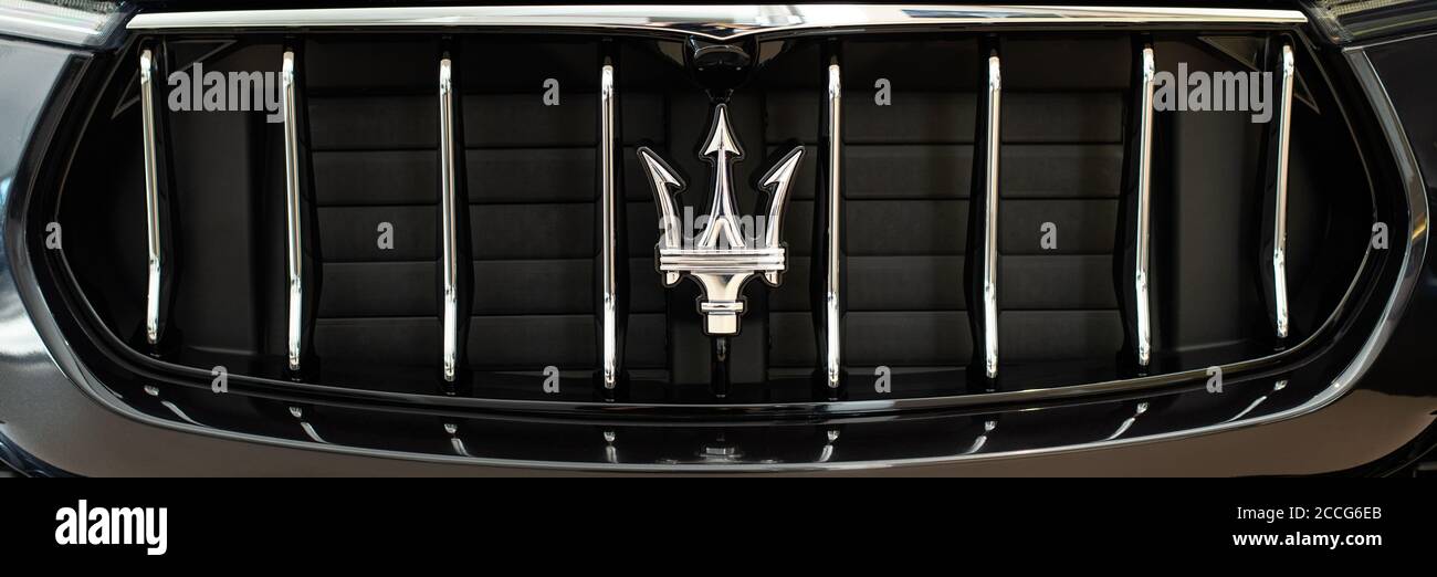 Maserati logo hi-res stock photography and images - Alamy