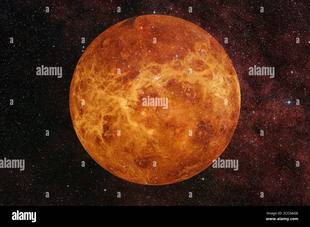 Planet Venus. Solar system. Cosmos art. Elements of this image ...