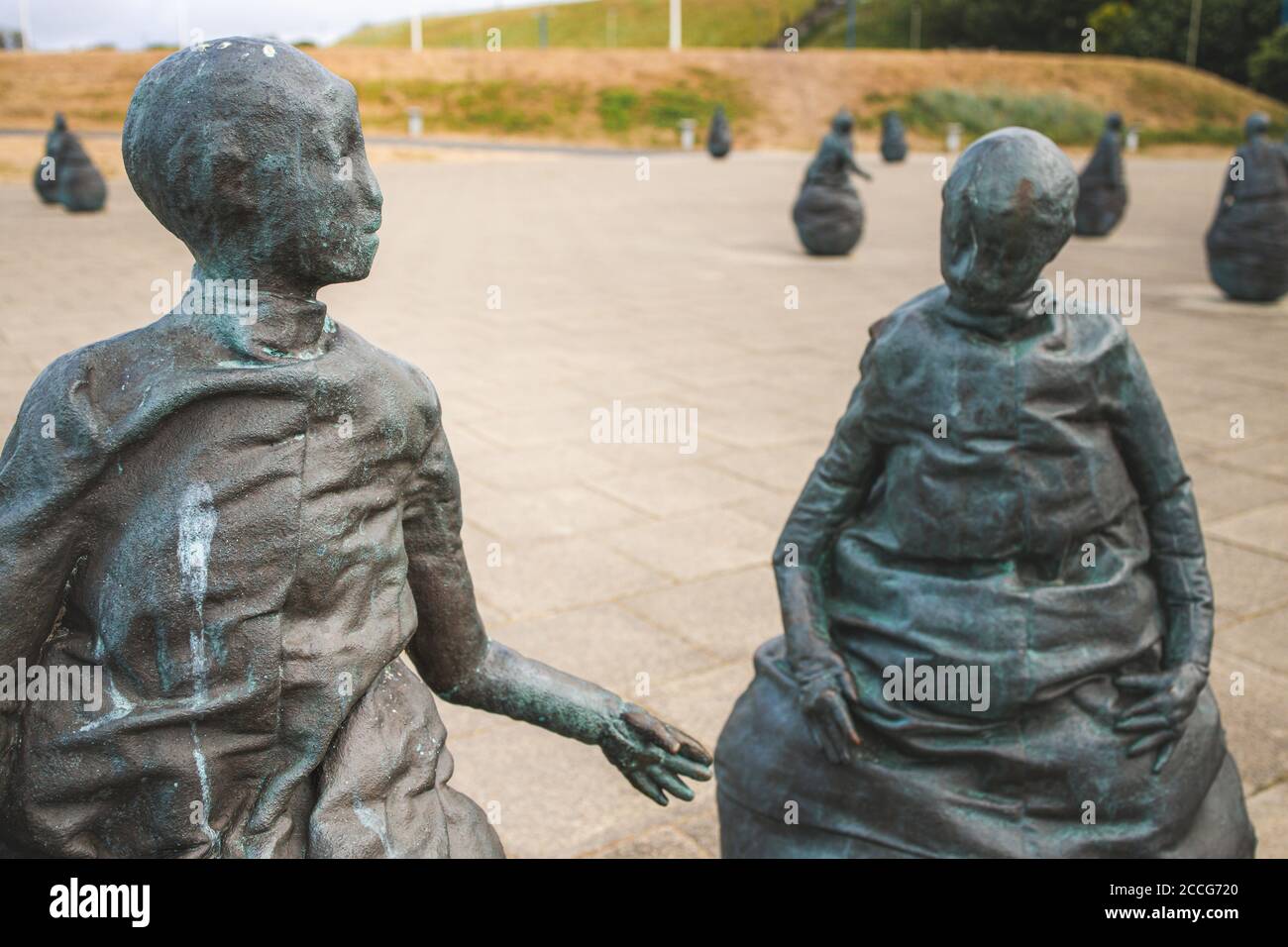 South Shields UK: 3rd June 2020 -Conversation Piece aka The Weebles ...