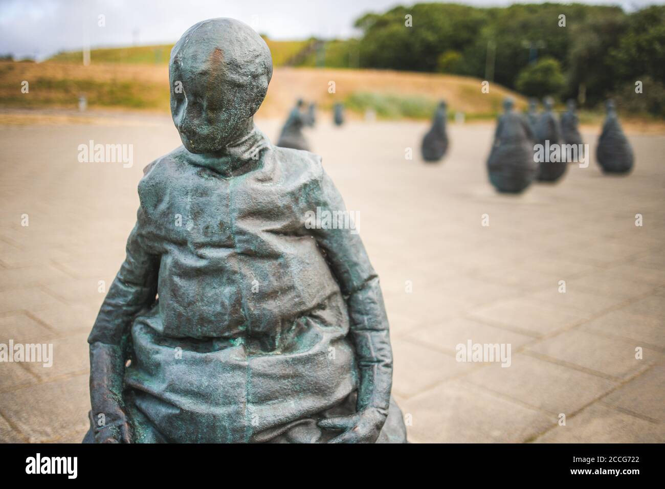 South Shields UK: 3rd June 2020 -Conversation Piece aka The Weebles ...