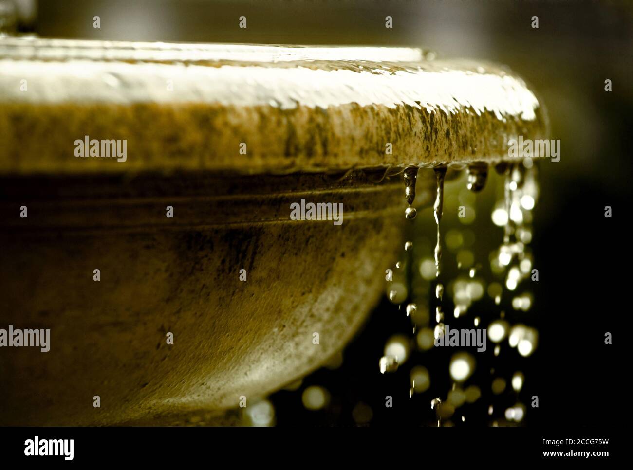 Renaissance fountain closeup with water-drops Stock Photo - Alamy