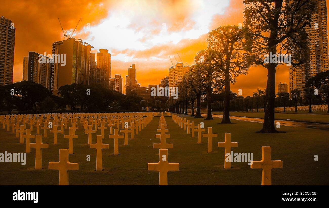 American cemetery in Philippines Stock Photo - Alamy