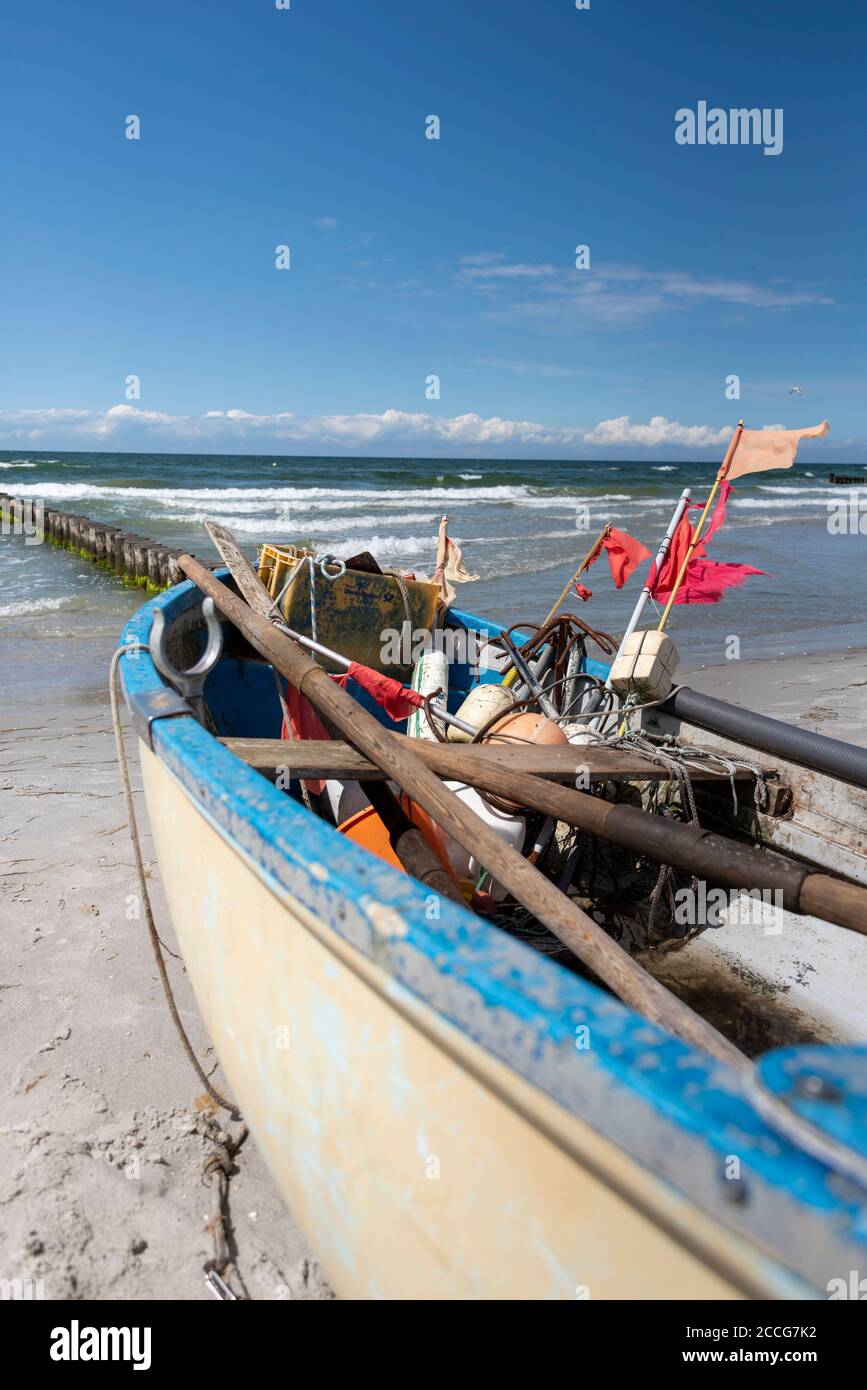 Red signal flags on a fishing boat Stock Photo - Alamy
