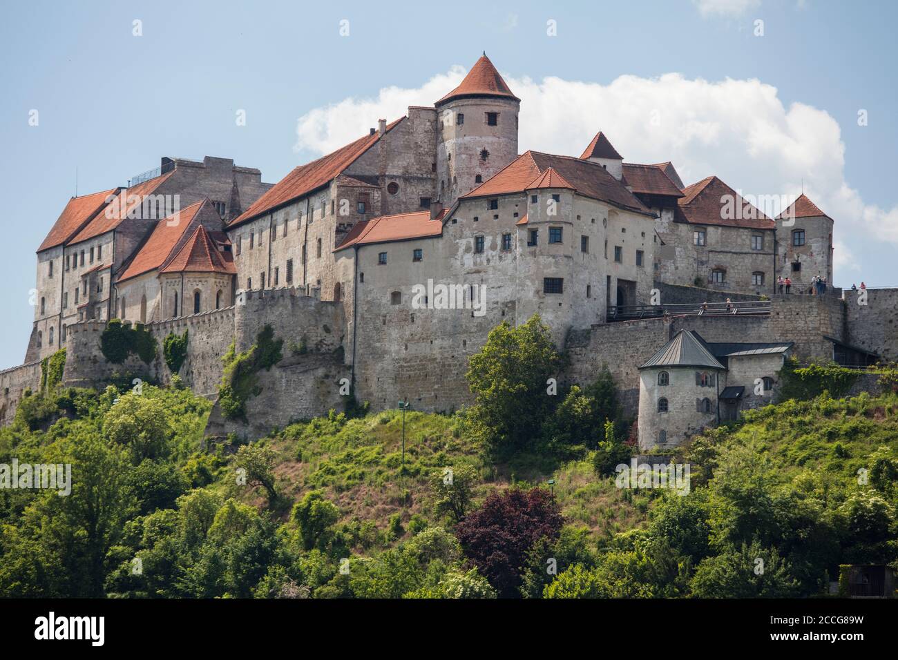 Burghausen Castle, longest castle in the world Stock Photo - Alamy