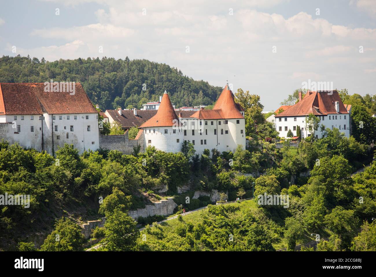 Burghausen Castle, longest castle in the world Stock Photo - Alamy