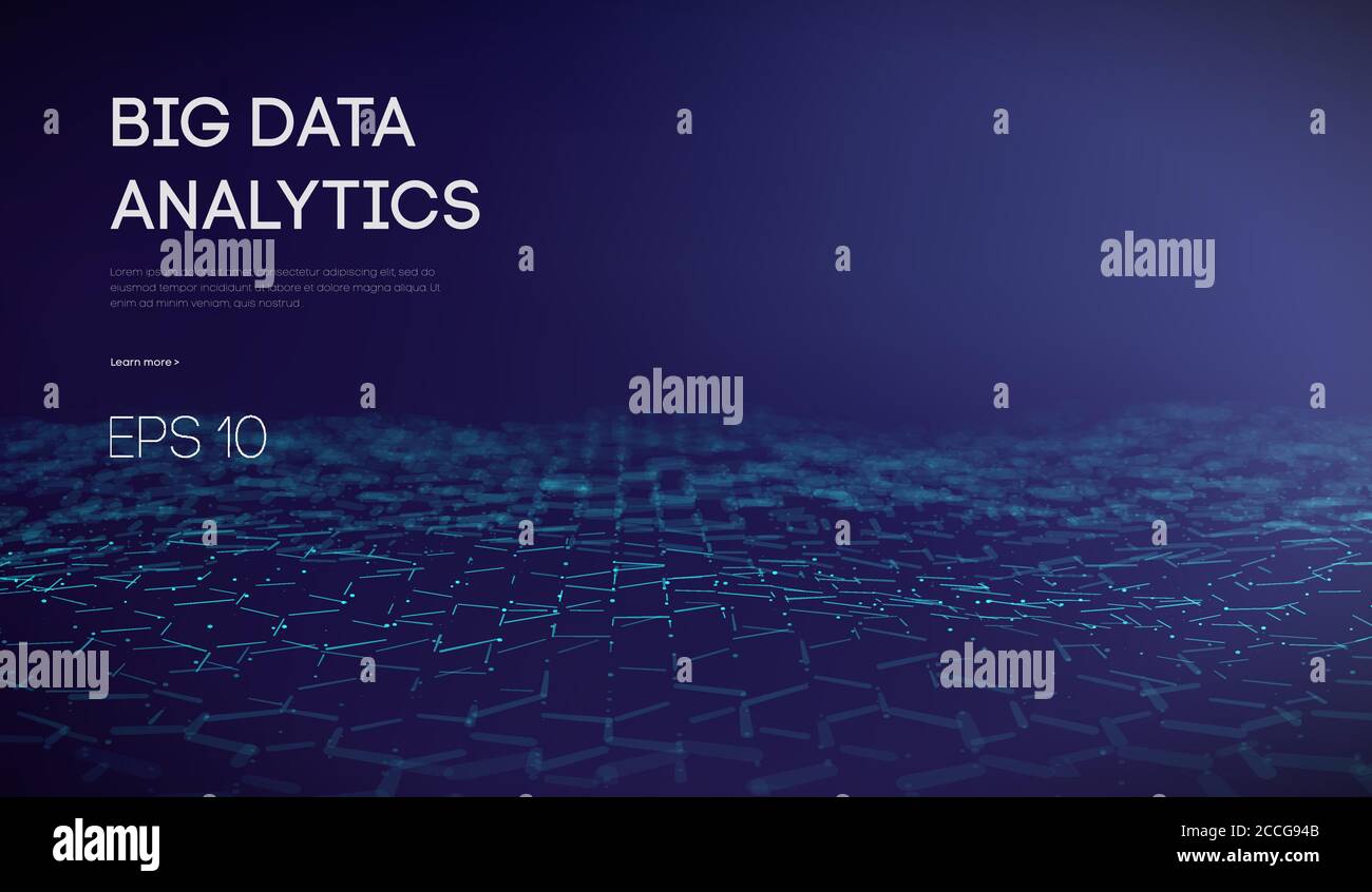 Business inteligence technology background. Binary code algorithms deep learning. Virtual ...