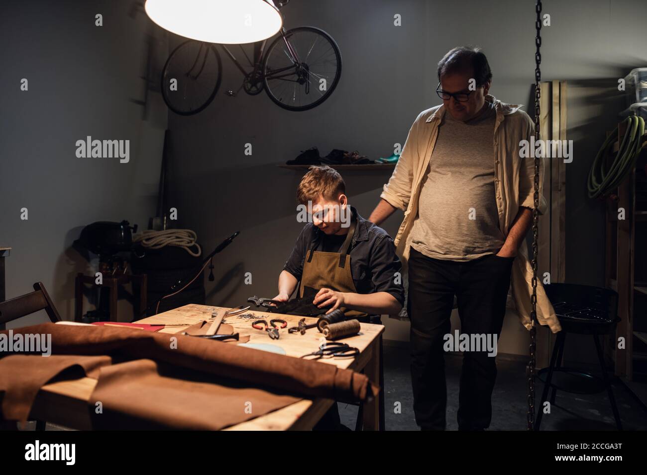 Tool shoemaker aged old man hi-res stock photography and images - Alamy