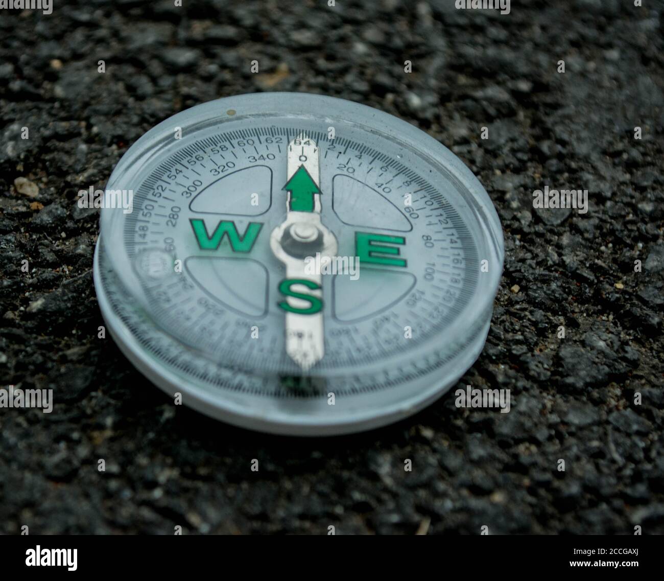 compass pointing north Stock Photo - Alamy