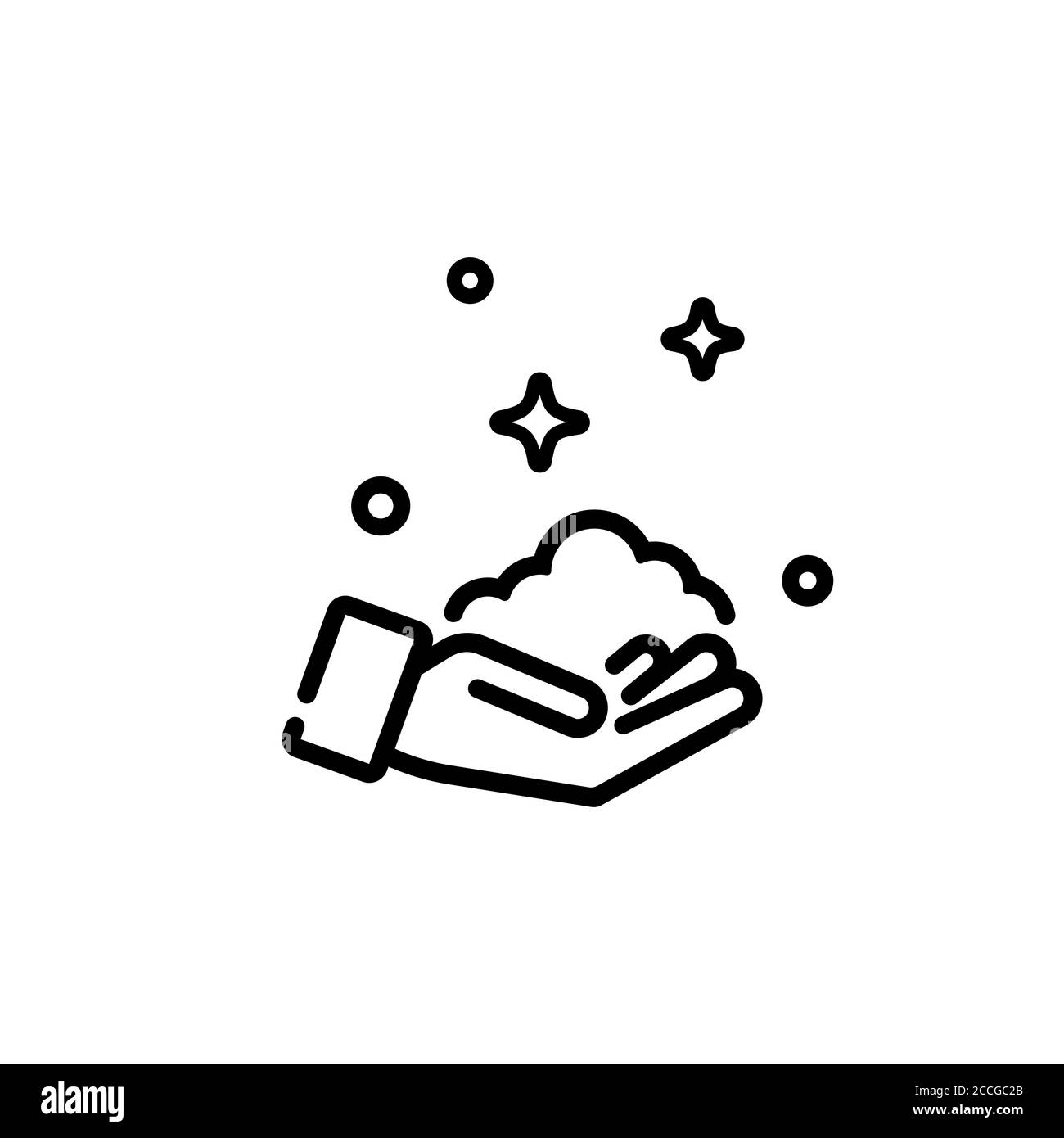 Wash hands pictogram Stock Vector Images - Alamy