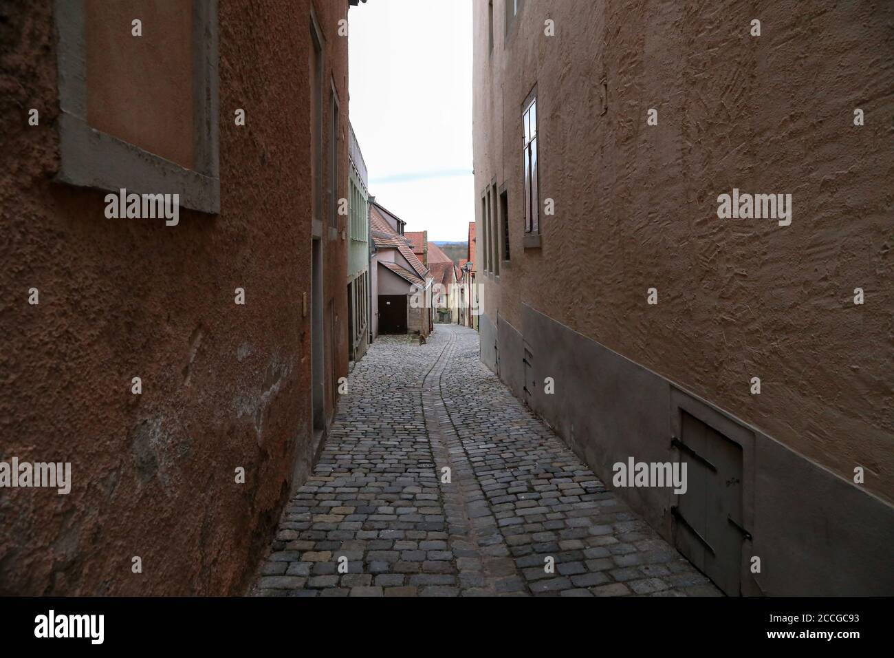 Old german streets hi-res stock photography and images - Alamy