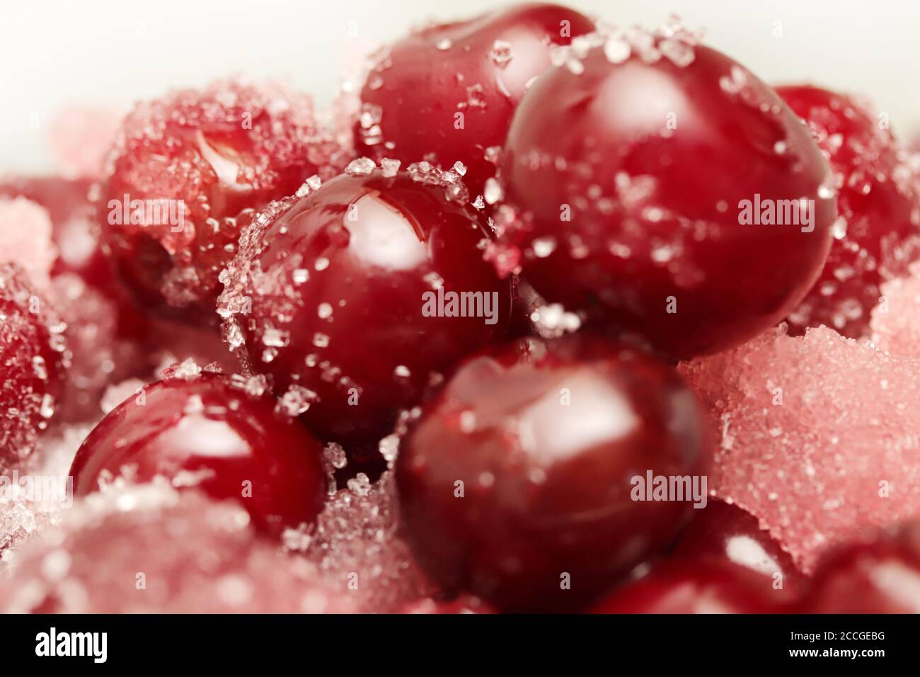 Preparing organic cherry jam. Sweet homemade black cherry jam Stock ...