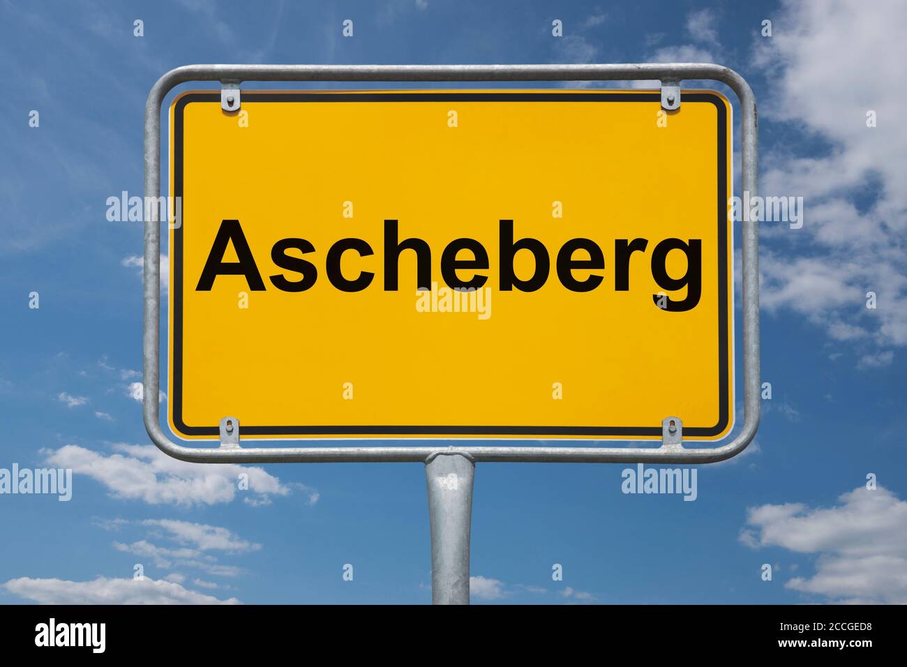 Ortstafel Ascheberg, Nordrhein-Westfalen, Deutschland | Place name sign ...