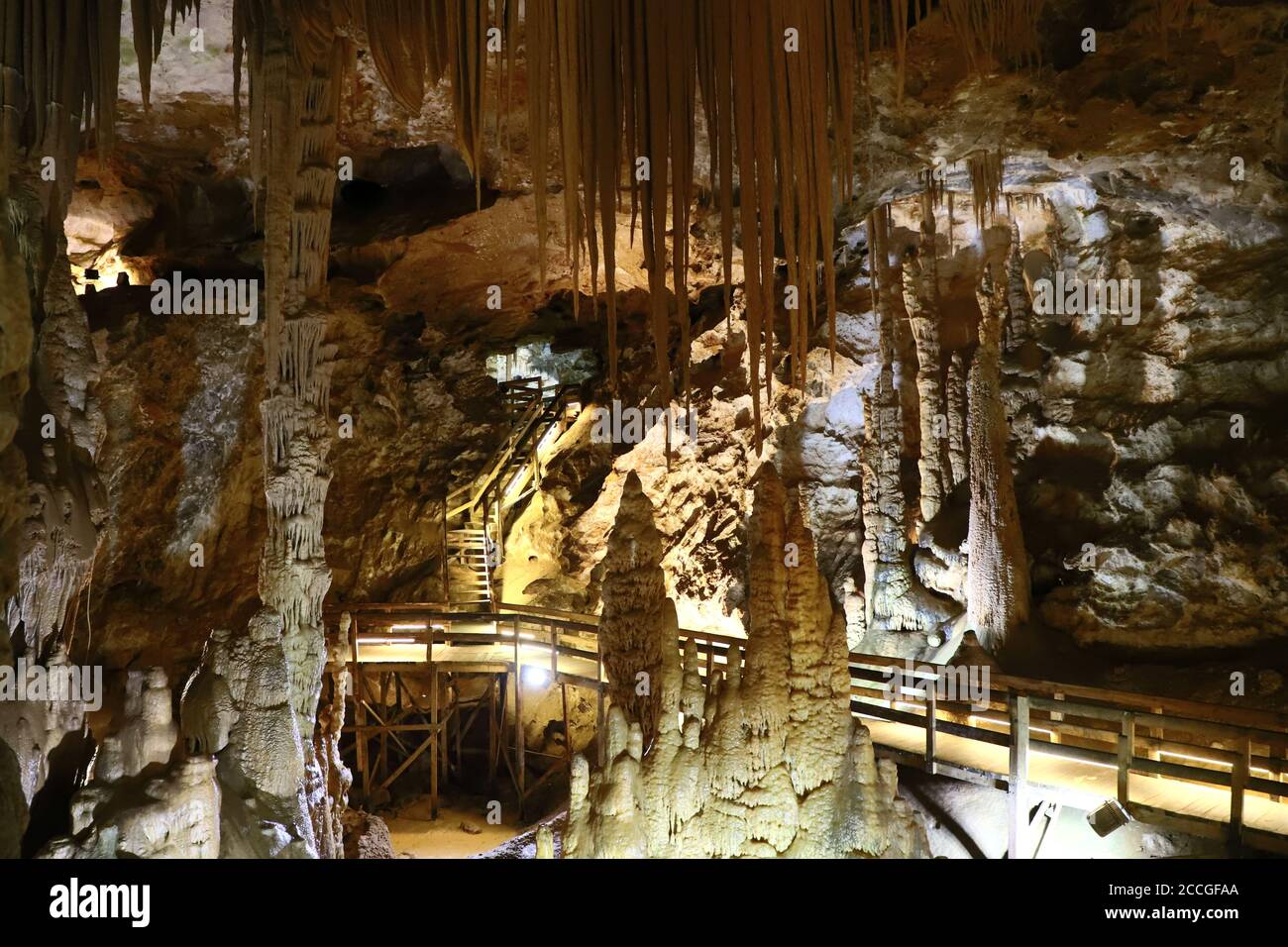 Gumushane, Turkey - 29 july 2020: Karaca Cave, 147 million years old ...