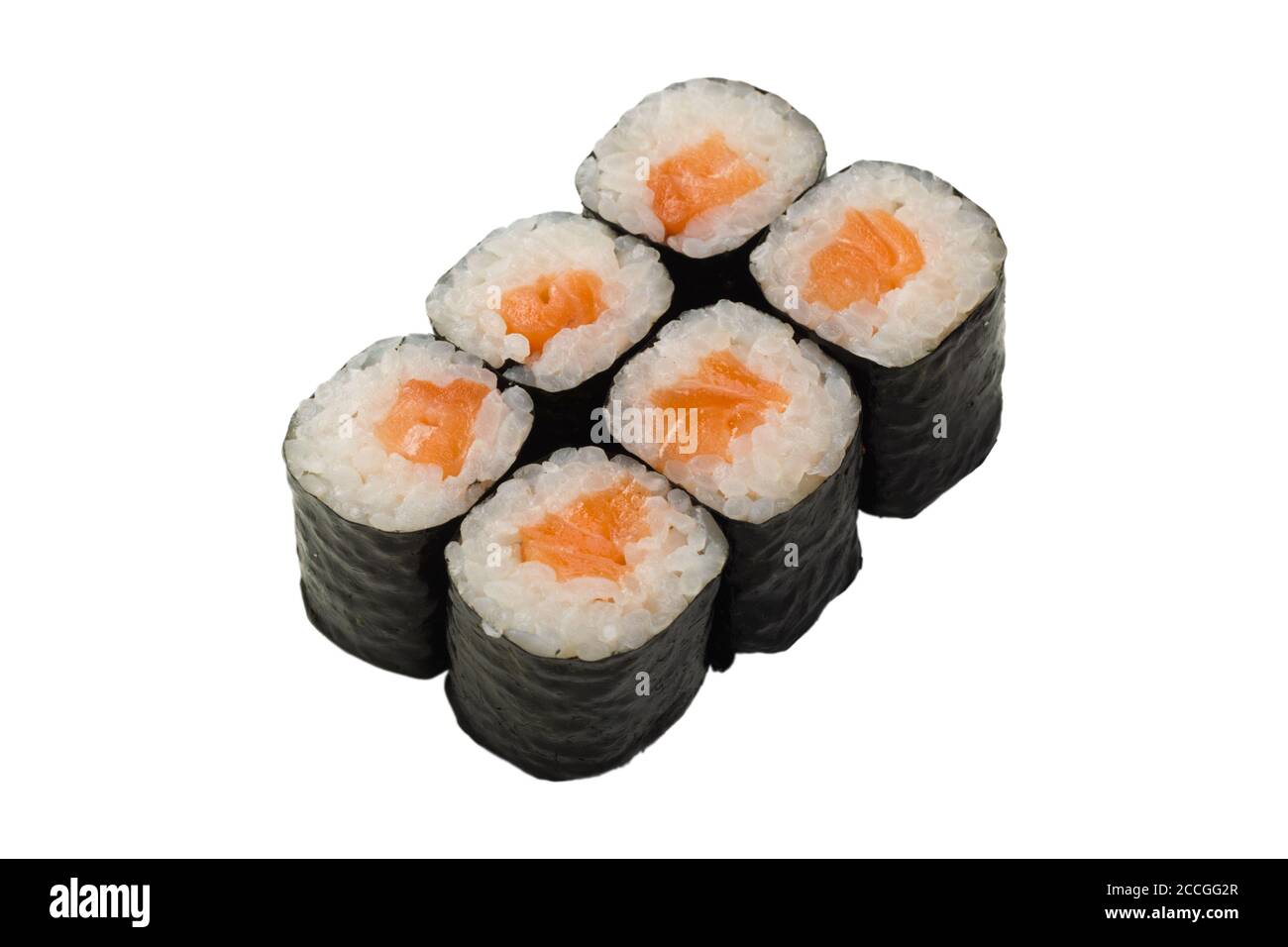 Fast food.Asian cuisine. Japanese food. Sushi rolls on a white isolated ...
