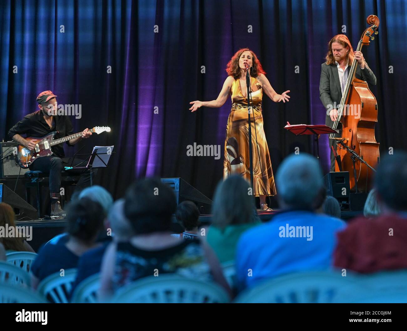 Neuhardenberg, Germany. 20th Aug, 2020. Lisa Bassenge, singer ...