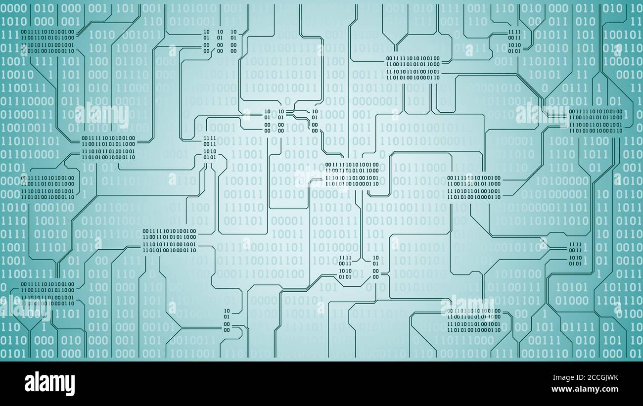 Abstract futuristic electronic circuit board high-tech background Stock ...