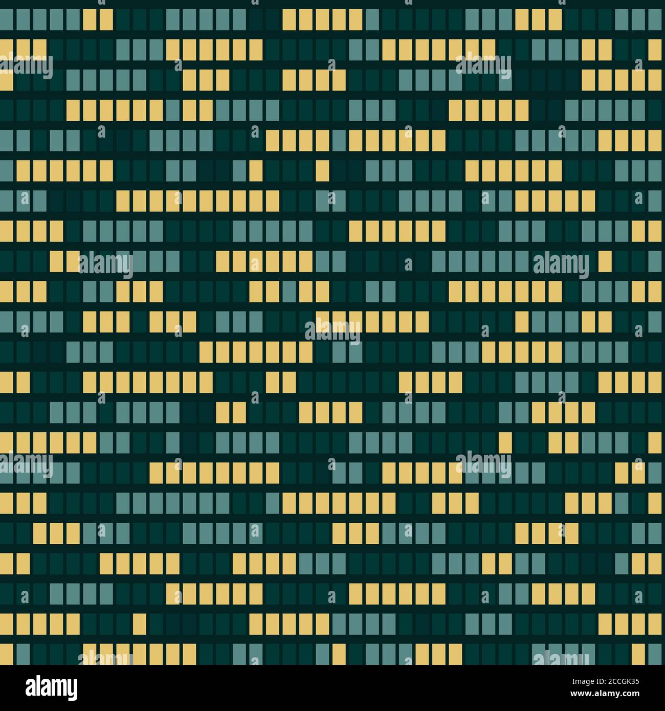 Seamless pattern of glowing windows of a night city, vector tiled ...