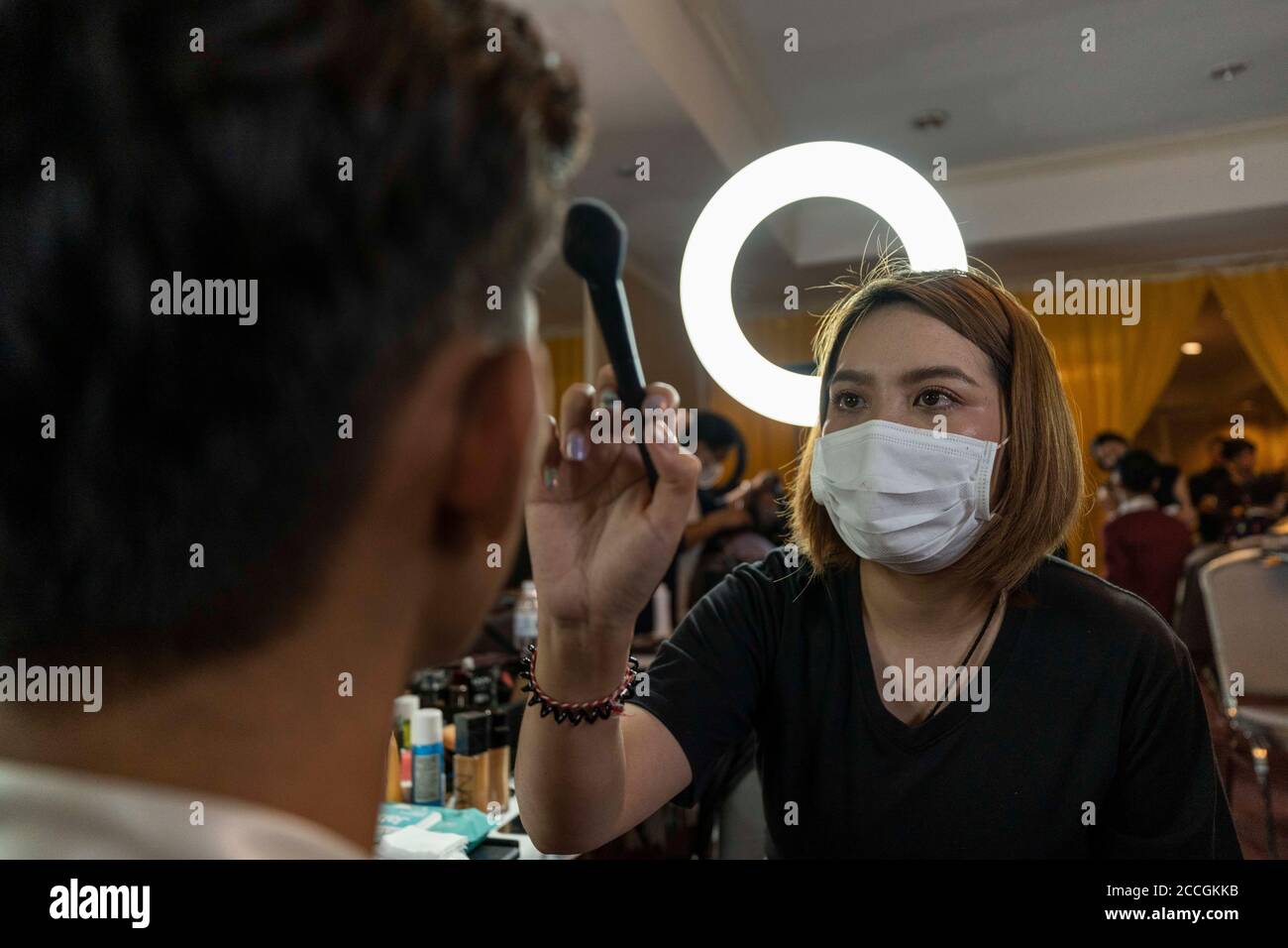 Bangkok, Bangkok, Thailand. 22nd Aug, 2020. Dozens of deaf beauty ...