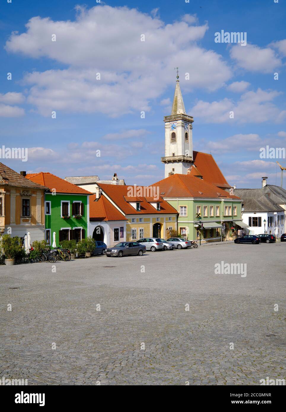 Historic old town of Rust on Lake Neusiedl, Burgenland, Austria Stock ...