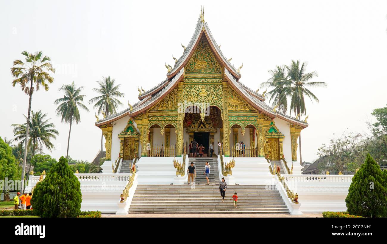 Temple Pagoda shrine near Pha Tang town in Laos Stock Photo - Alamy