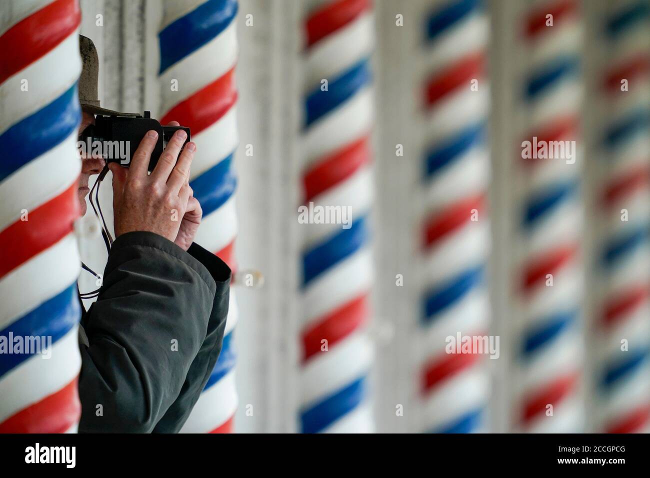 Racing pundit Jim McGrath watches the action during day four of the ...