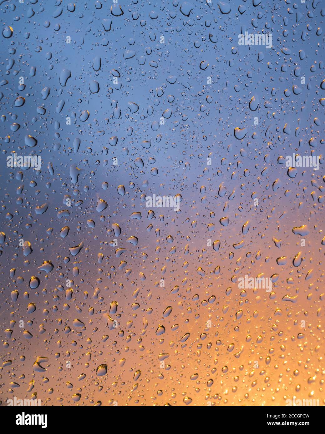 Drops of water at the window Stock Photo - Alamy