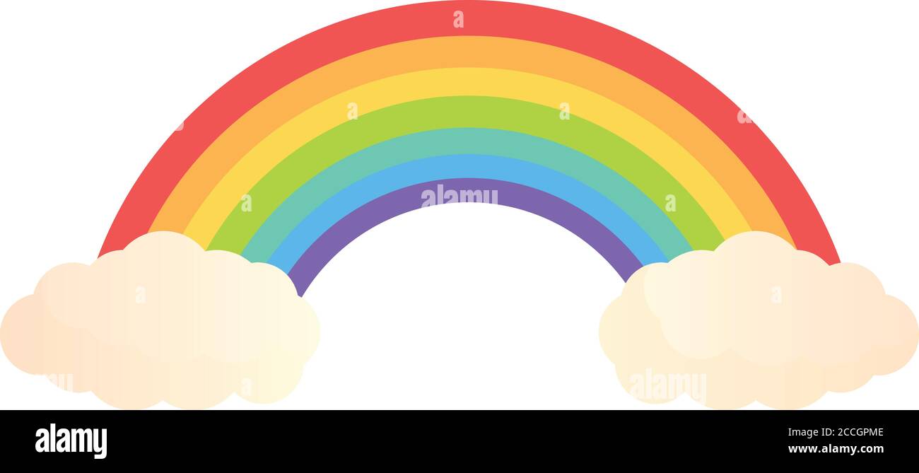 Leprechaun rainbow icon. Cartoon of leprechaun rainbow vector icon for ...