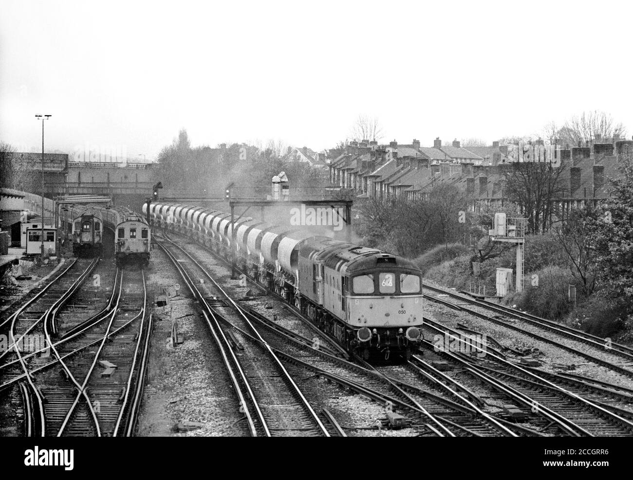 Freight wagon british railways railway Black and White Stock Photos ...