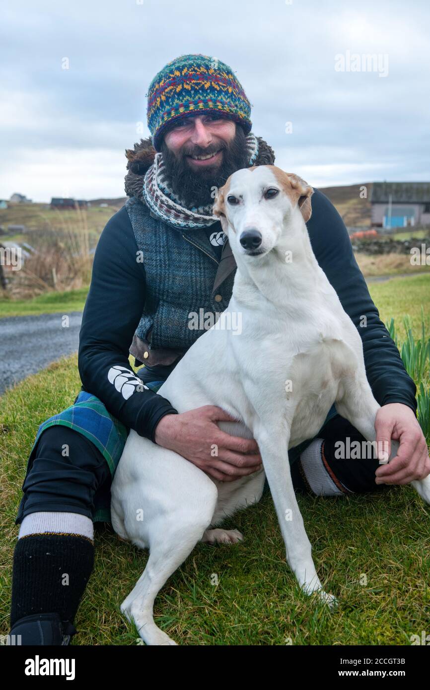 Chris "Christian" Lewis charity walker who is walking the coastline of ...