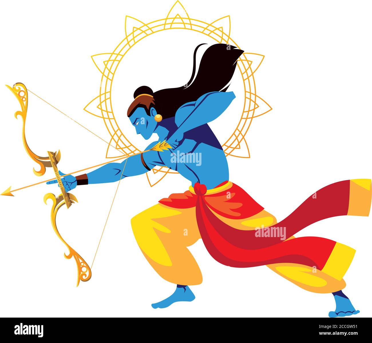 'lord ram' Stock Vector Images - Alamy