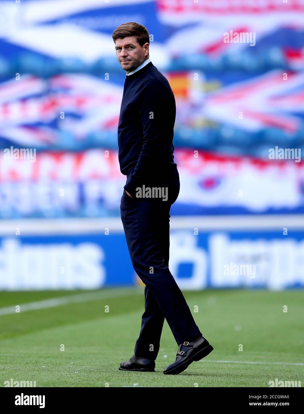 Beginning scottish premiership match ibrox stadium hi-res stock ...