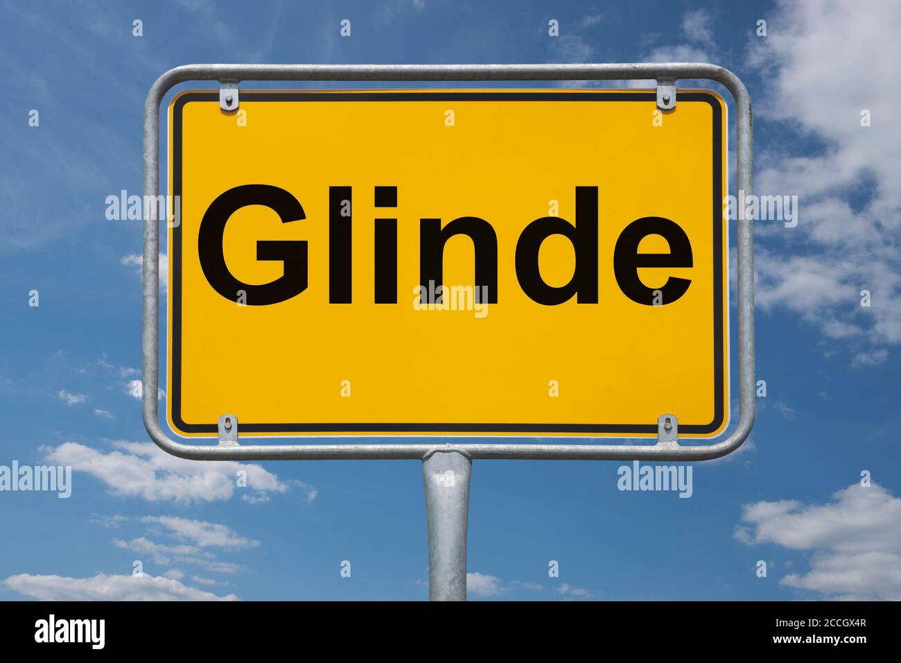 Ortstafel Glinde, Schleswig-Holstein, Deutschland | Place name sign ...